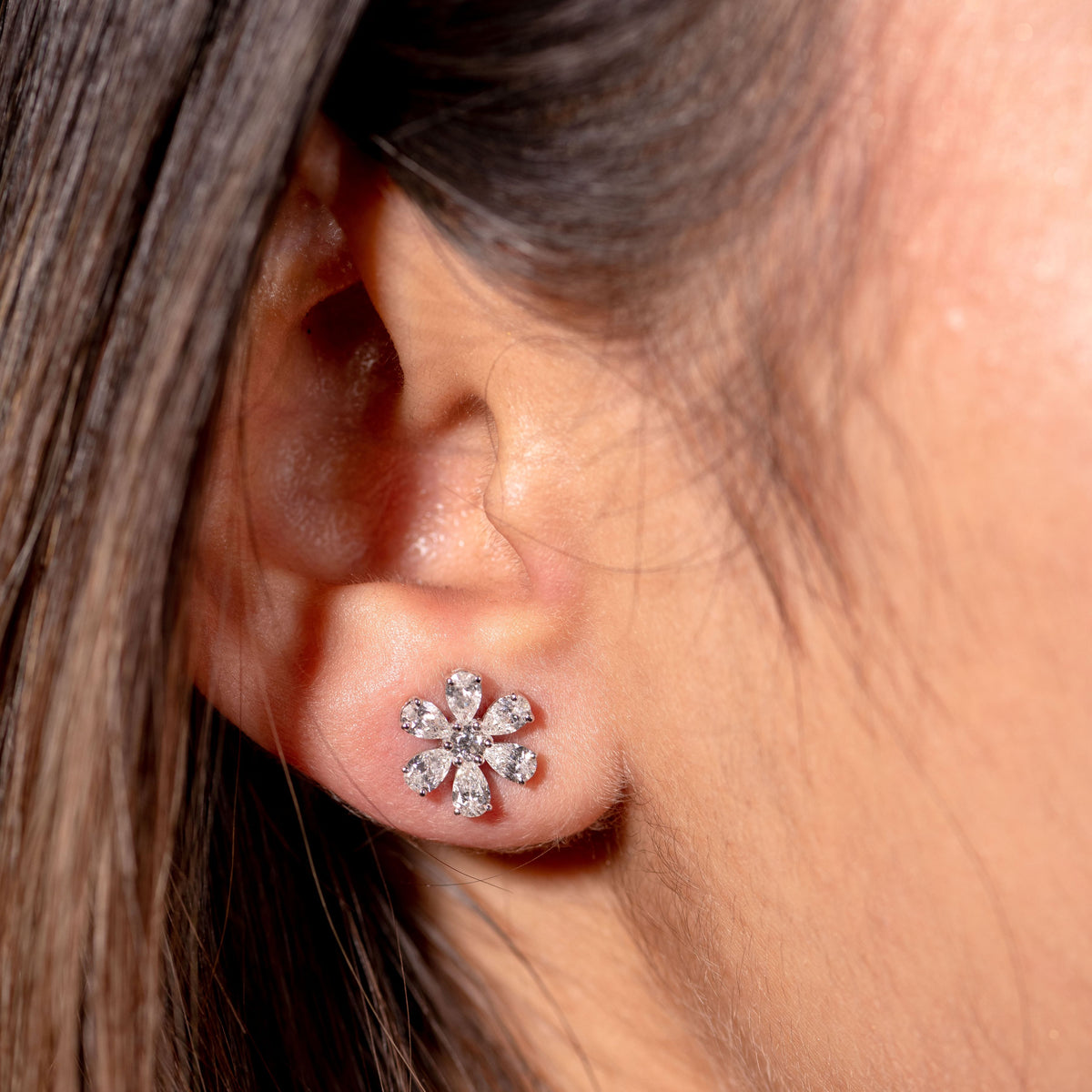 Iris Flower Studs – STARDUST DIAMONDS