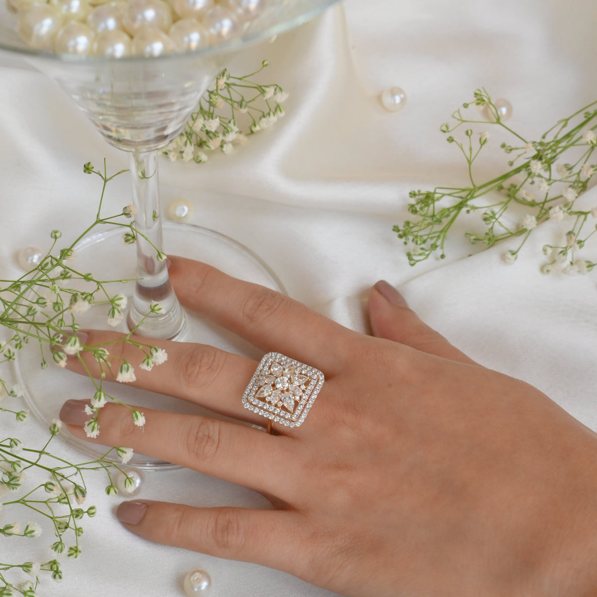 Timeless Diamond Cocktail Ring – STARDUST DIAMONDS